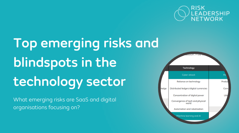 Top emerging risks in the technology sector